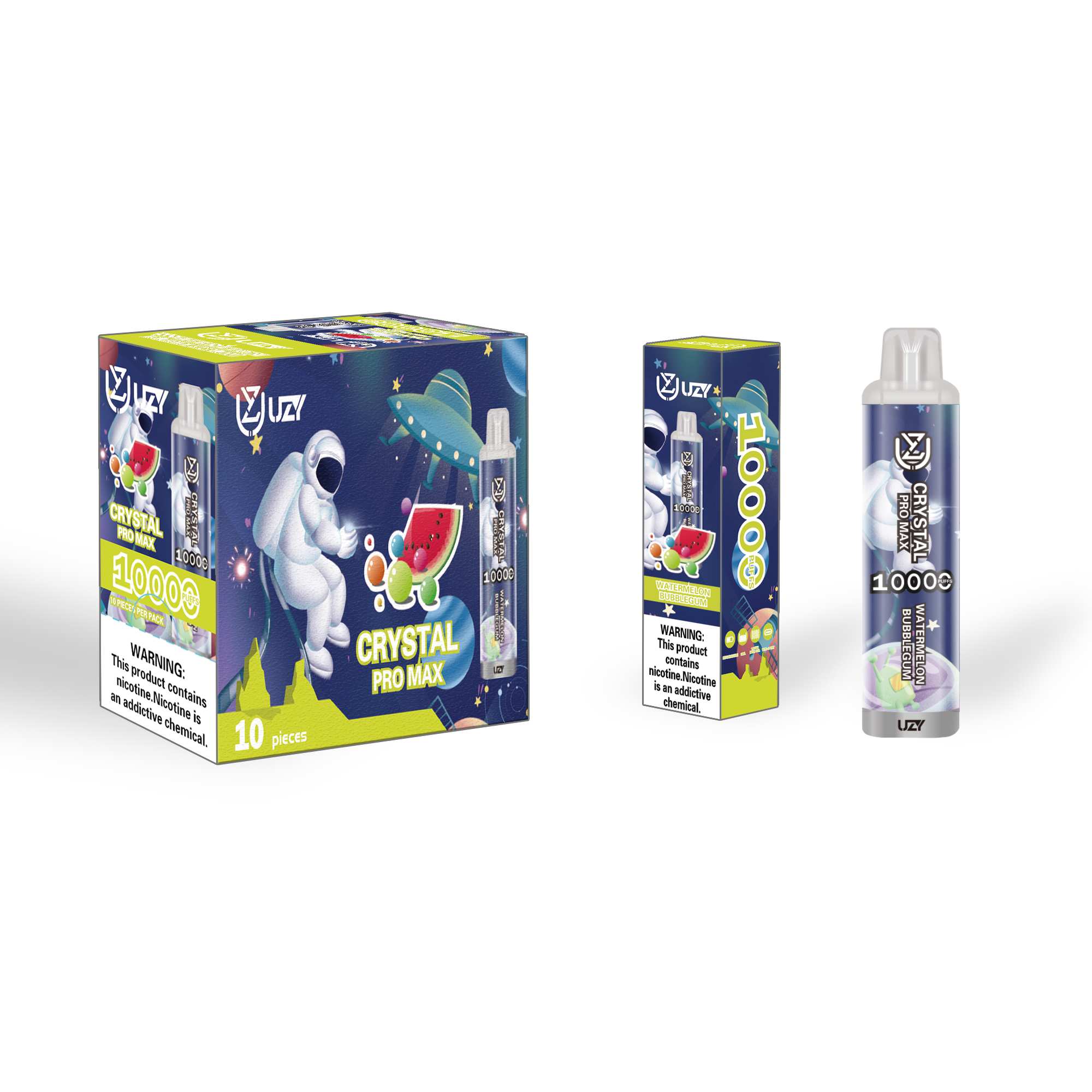 UZY Crystal Pro Max 10000 10k Puffs Disposable Vape – DDVAPES