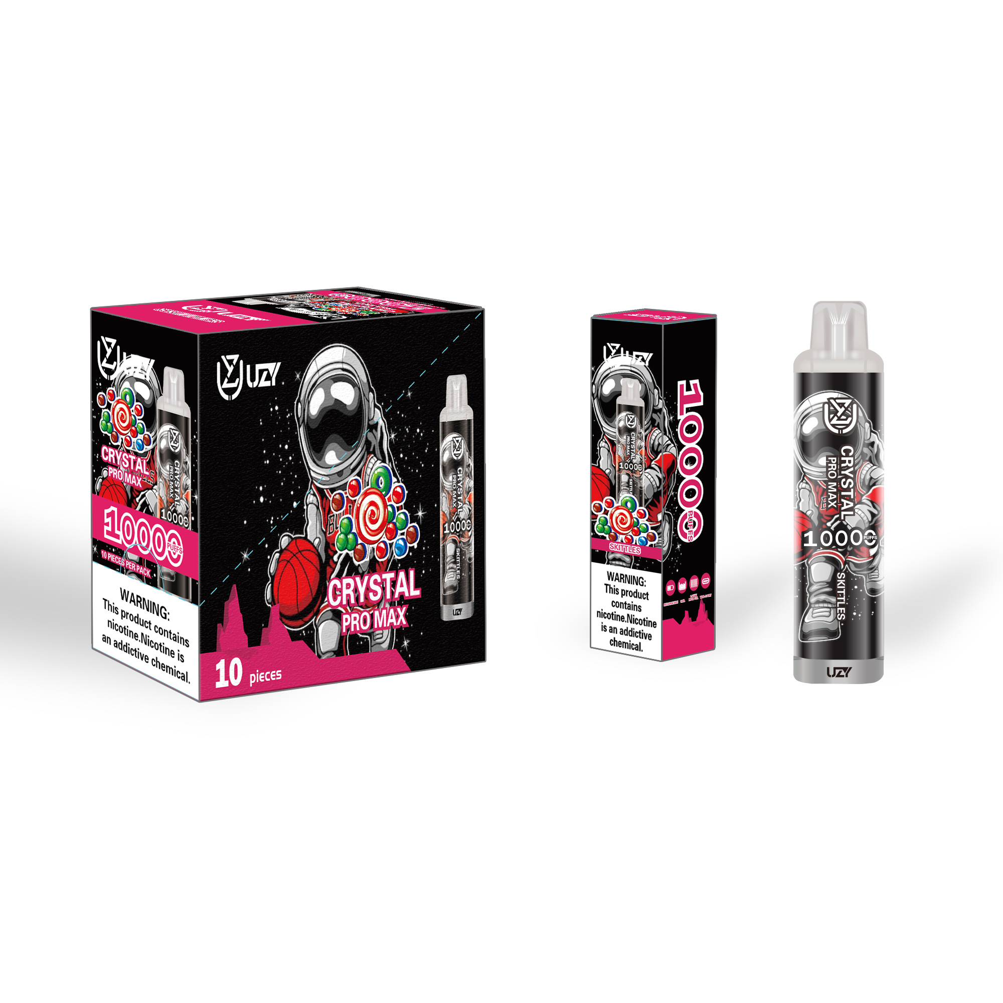 UZY Crystal Pro Max 10000 10k Puffs Disposable Vape – DDVAPES