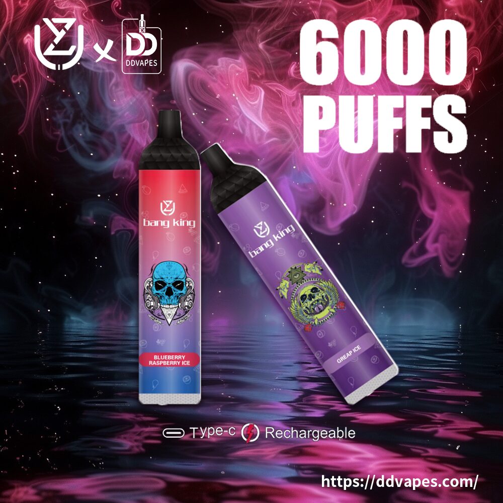UZY Bang King 6000 6k Puffs Disposable Vape – DDVAPES