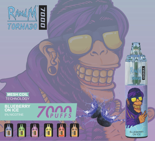 RandM Tornado 7000 7k Puffs Disposable Vape – DDVAPES