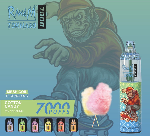 RandM Tornado 7000 7k Puffs Disposable Vape – DDVAPES